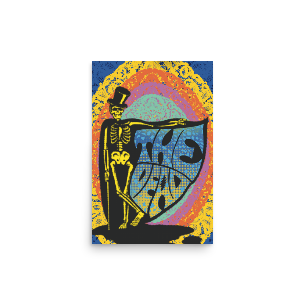 The Dead Caped Skelly Poster – Grateful Dead