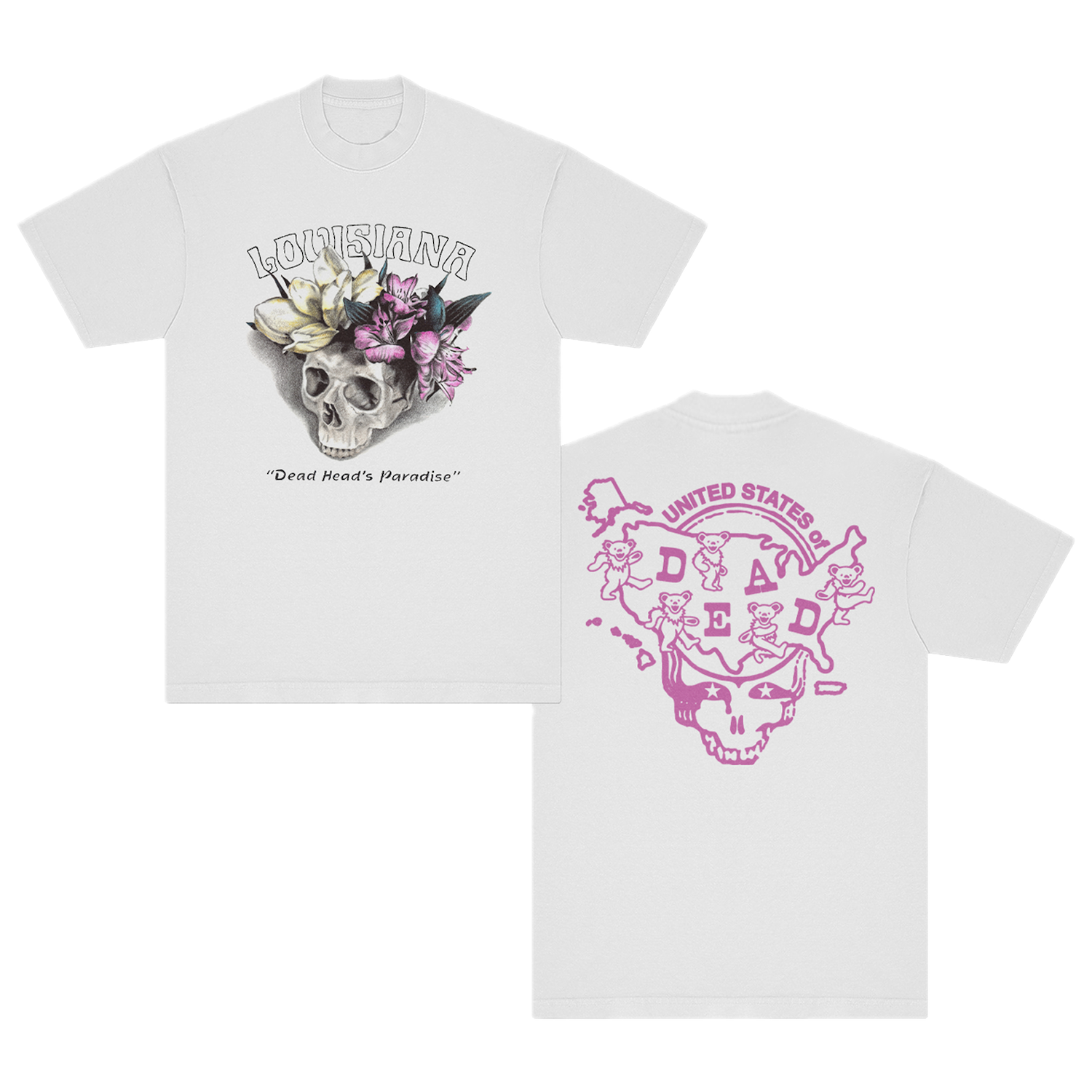 Louisiana United States of Dead T-Shirt – Grateful Dead